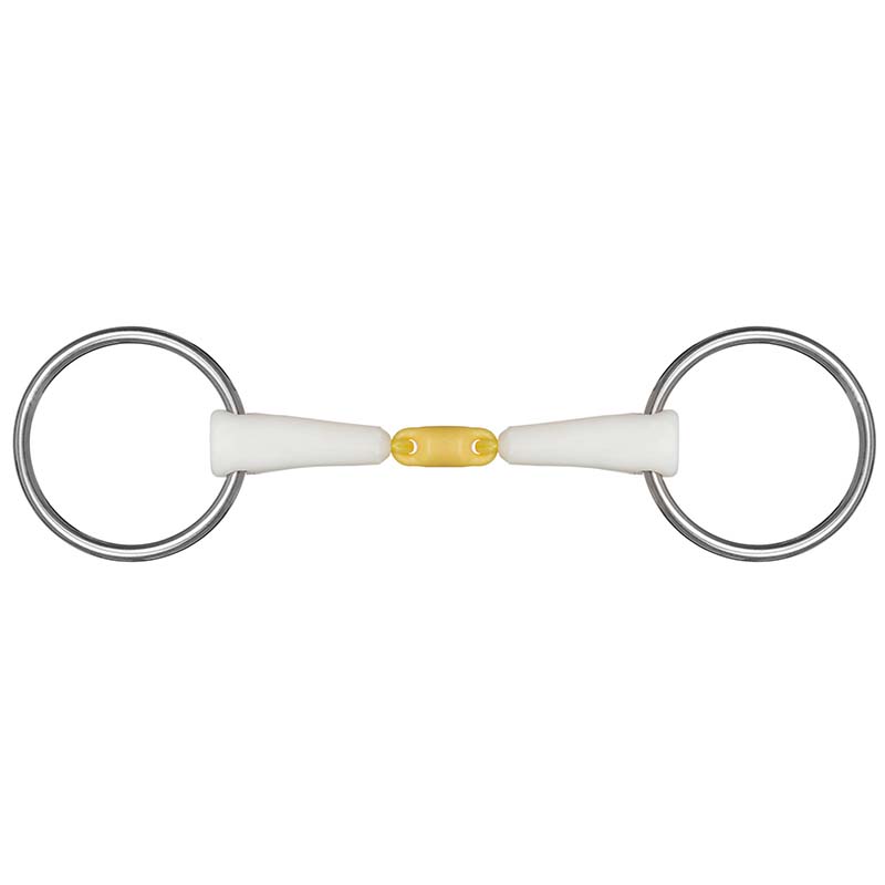 NATHE SNAFFLE RINGS BIT WITH DOUBLE JOINT - MySelleria